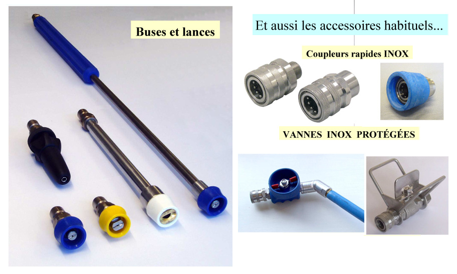 buses et lances de lavage agroalimentaire - Sceria